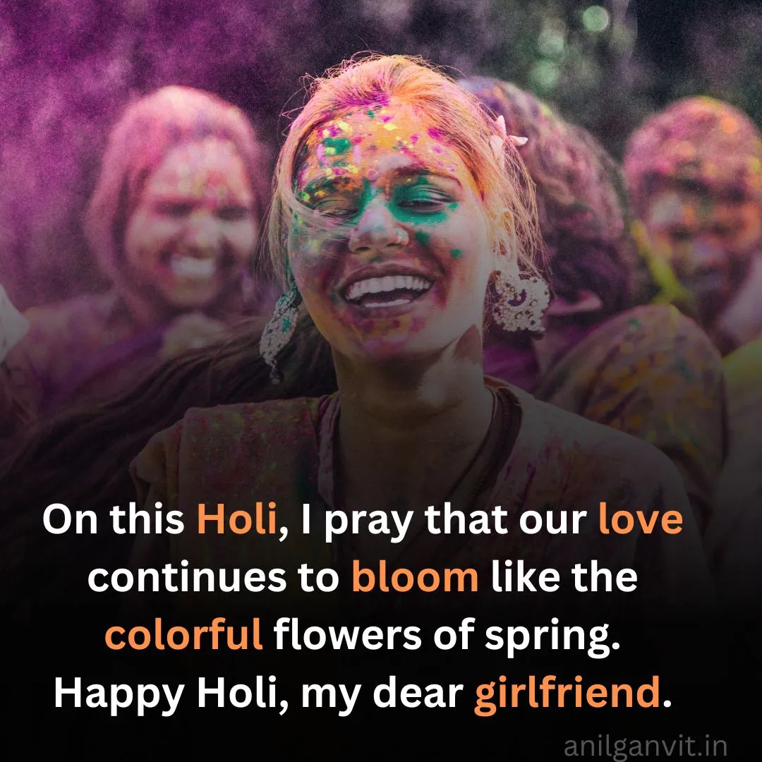45 Heartfelt Happy Holi Wishes For Girlfriend In English To Express 